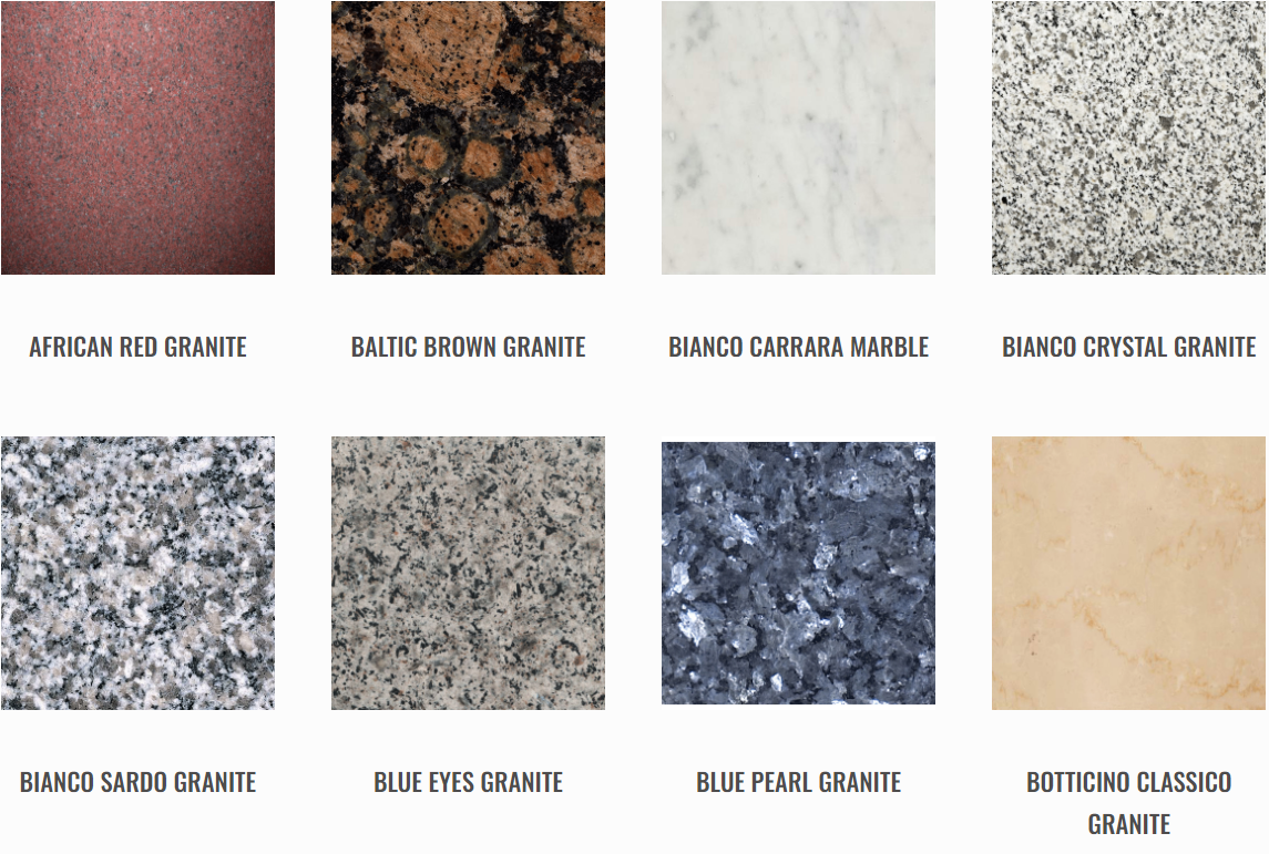 Materijali Granit I Mermer | Kamenorezačka Radnja PINGA